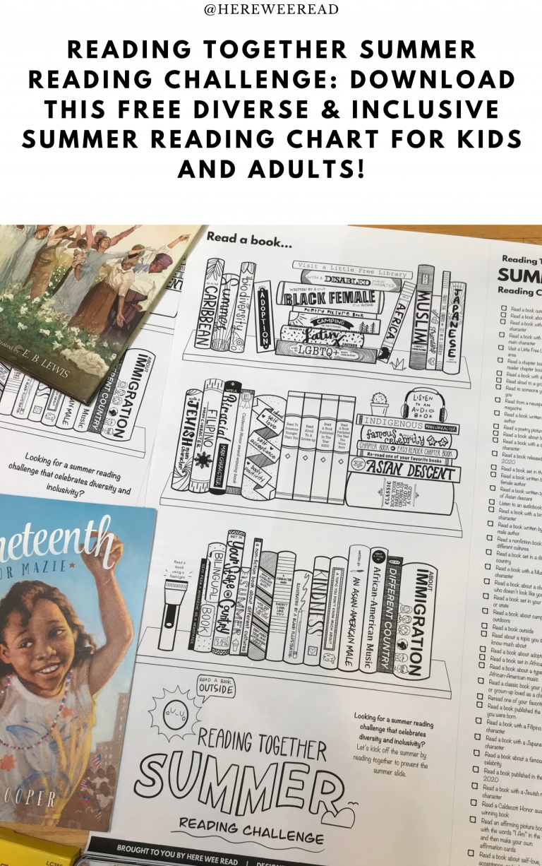 Reading Together Summer Reading Challenge: Download this FREE Diverse ...